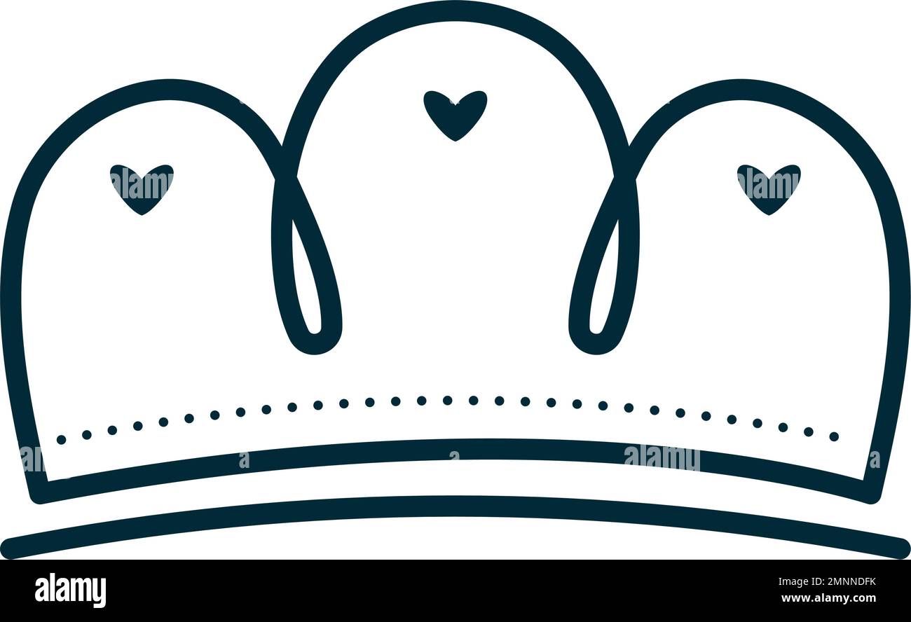 pretty crown illustration Stock Vector Image & Art - Alamy