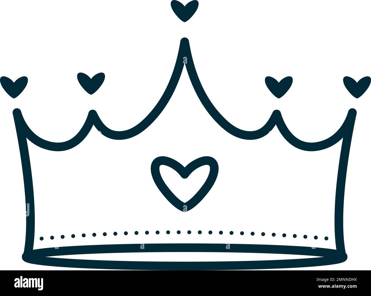 beautiful crown vector Stock Vector Image & Art - Alamy
