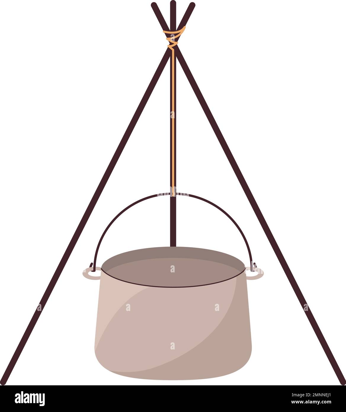 camp pot design Stock Vector Image & Art - Alamy