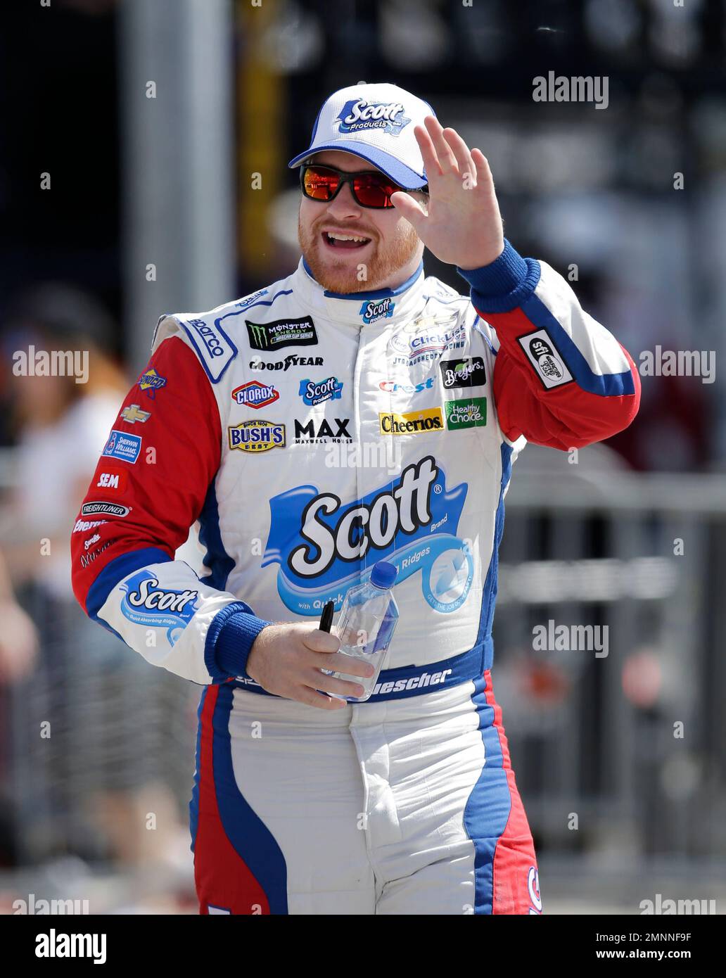 Monster Energy NASCAR Cup Series driver Chris Buescher (37) during a ...