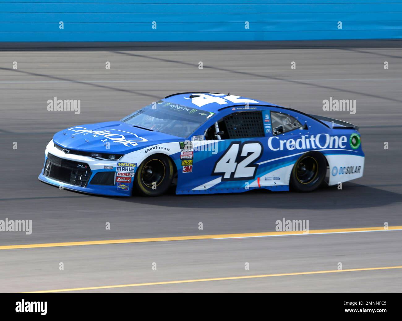Monster Energy NASCAR Cup Series driver Kyle Larson (42) during a ...