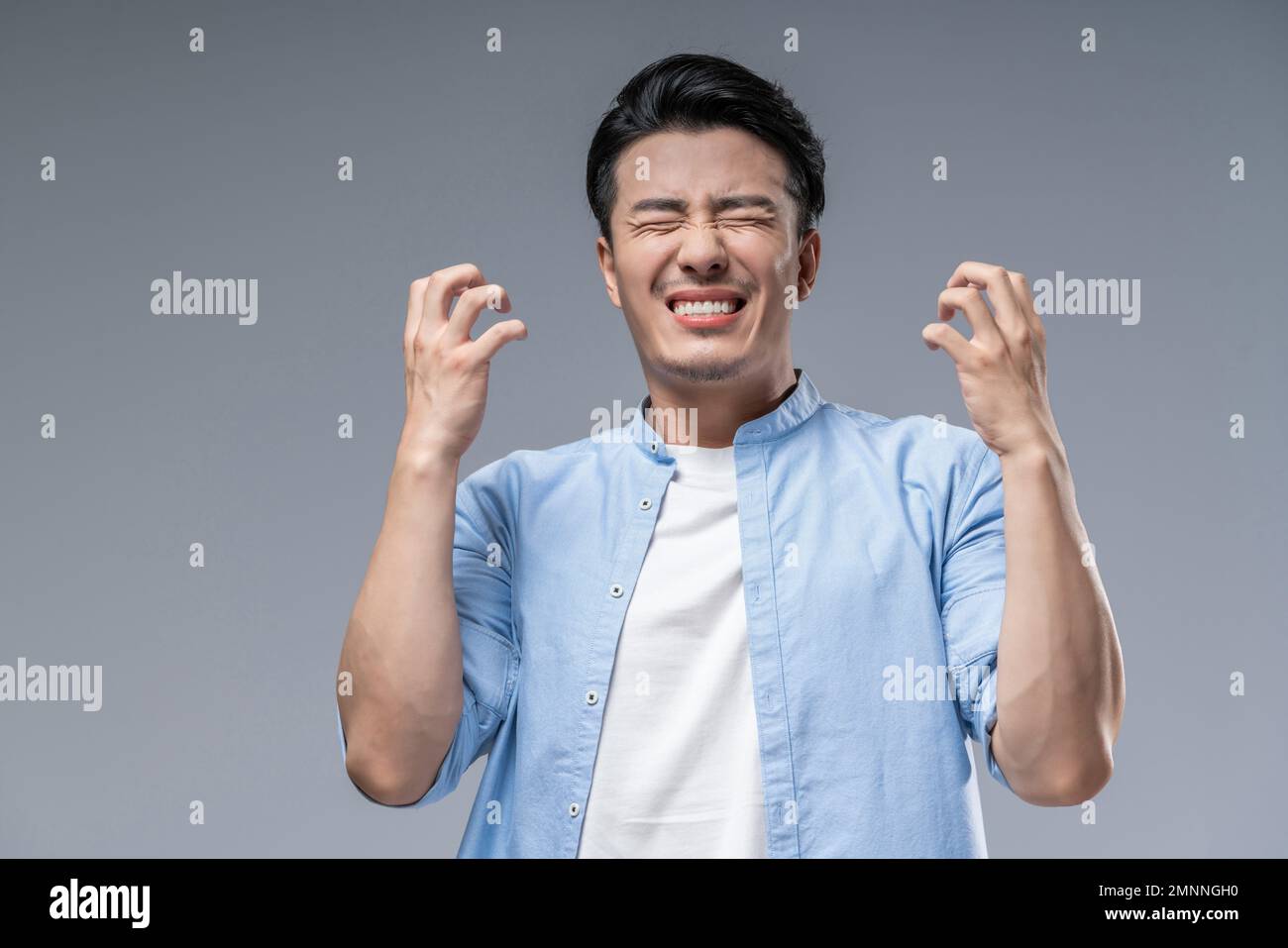 Take the young man Stock Photo - Alamy