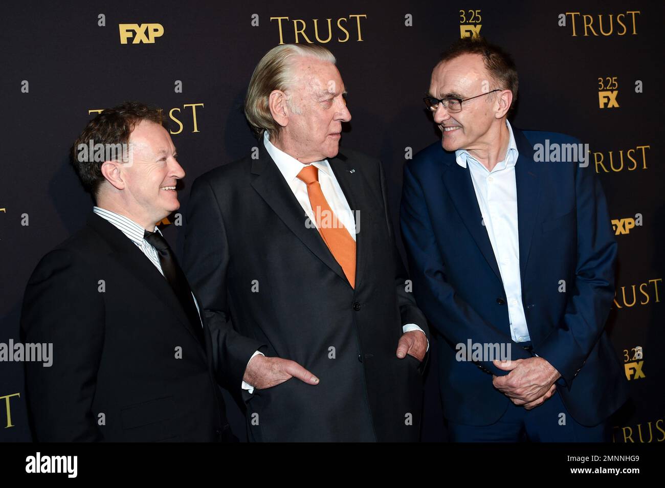 Creator, writer and executive producer Simon Beaufoy, left, poses with ...