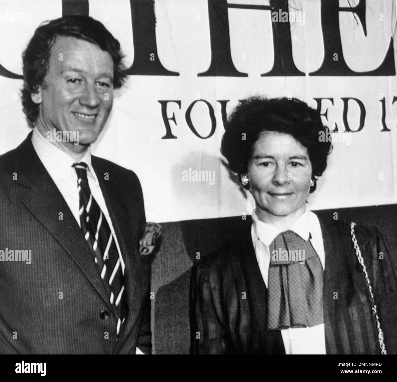 Sotheby's auctioneer, Nicholas Rayner, and Marie-Helen Marchand ...