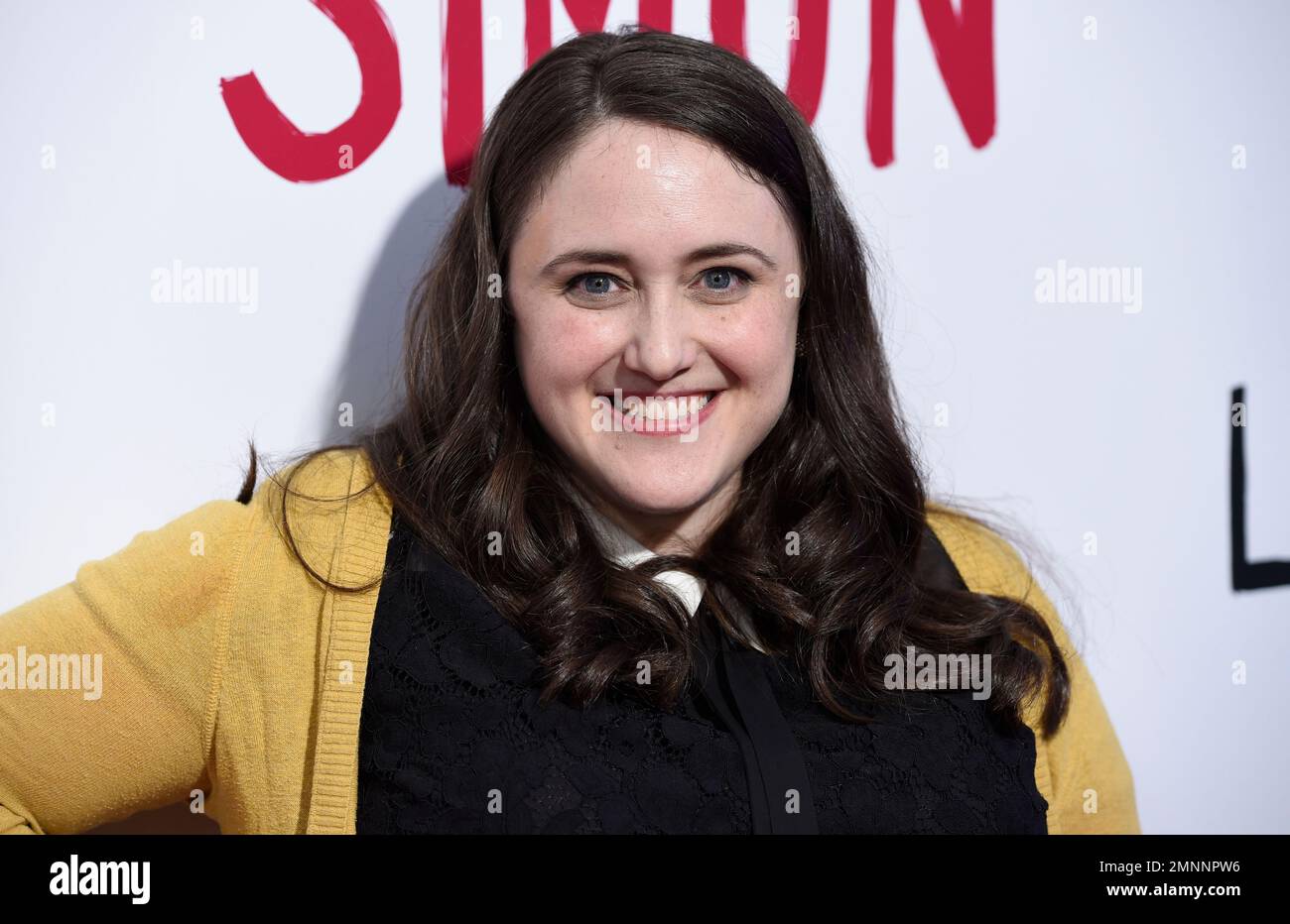 Becky Albertalli arrives at a special screening of "Love, Simon" at ...