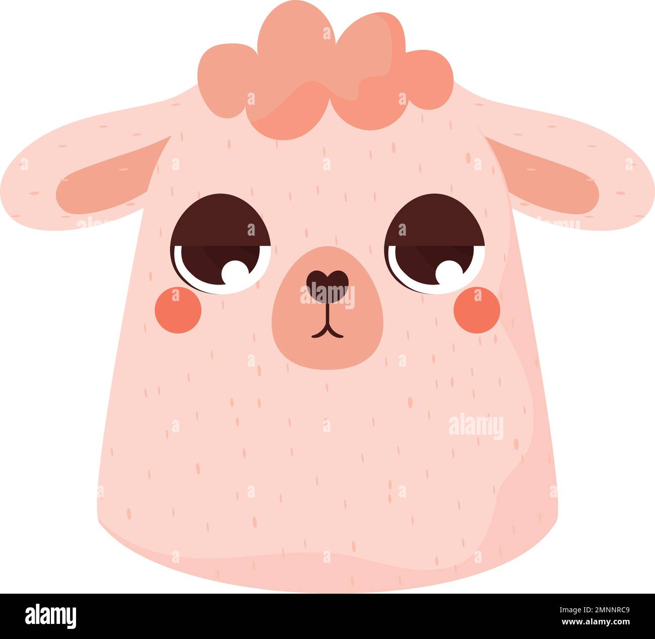 Sad alpaca Stock Vector Images - Alamy