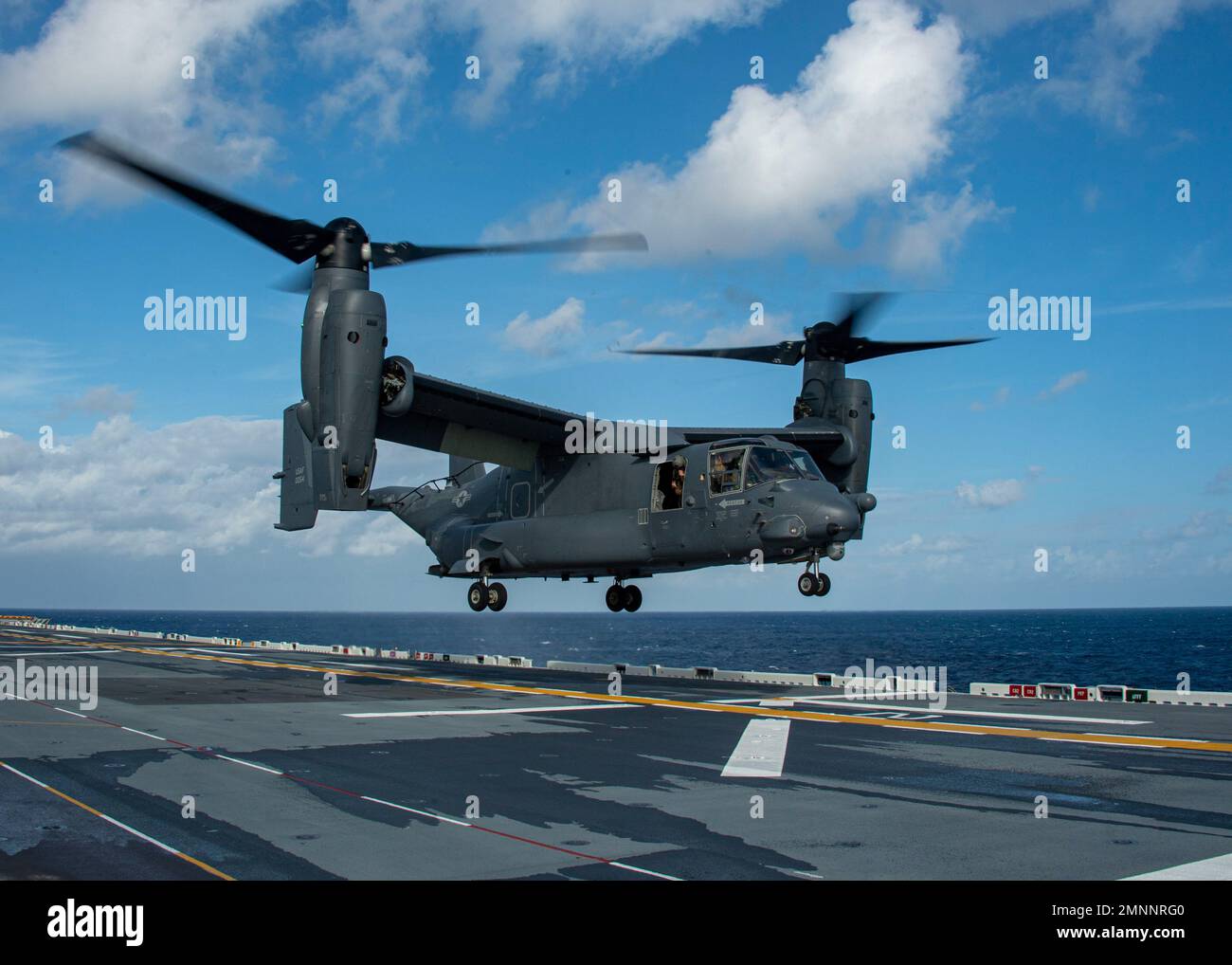 PACIFIC OCEAN (Oct. 4, 2022) A CV-22 Osprey tiltrotor aircraft from Air ...