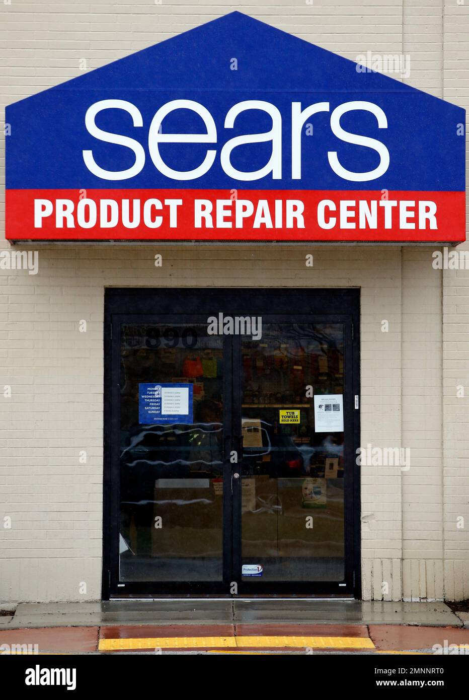 This March 25, 2017, photo shows a Sears product repair center in ...