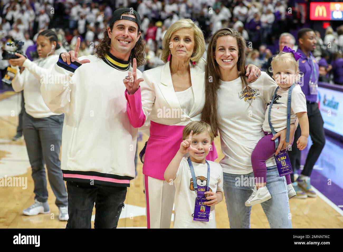 January 30, 2023: LSU Head Coach Kim Mulkey poses for a picture with ...