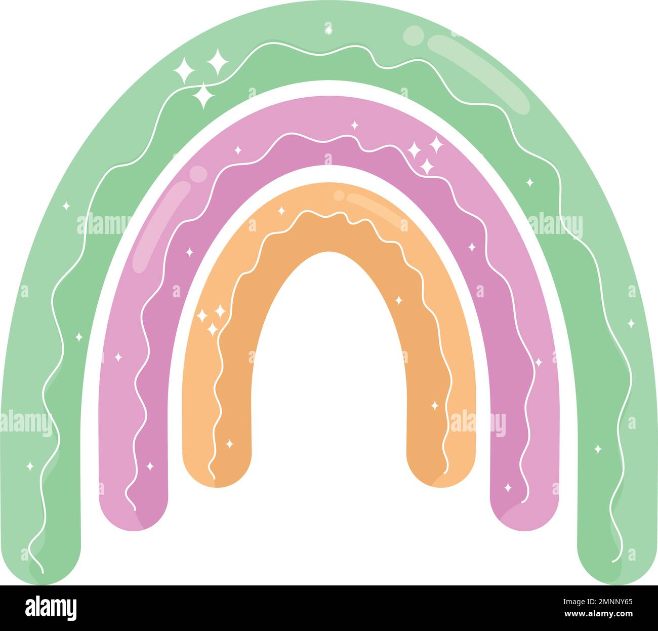 cute rainbow design Stock Vector Image & Art - Alamy