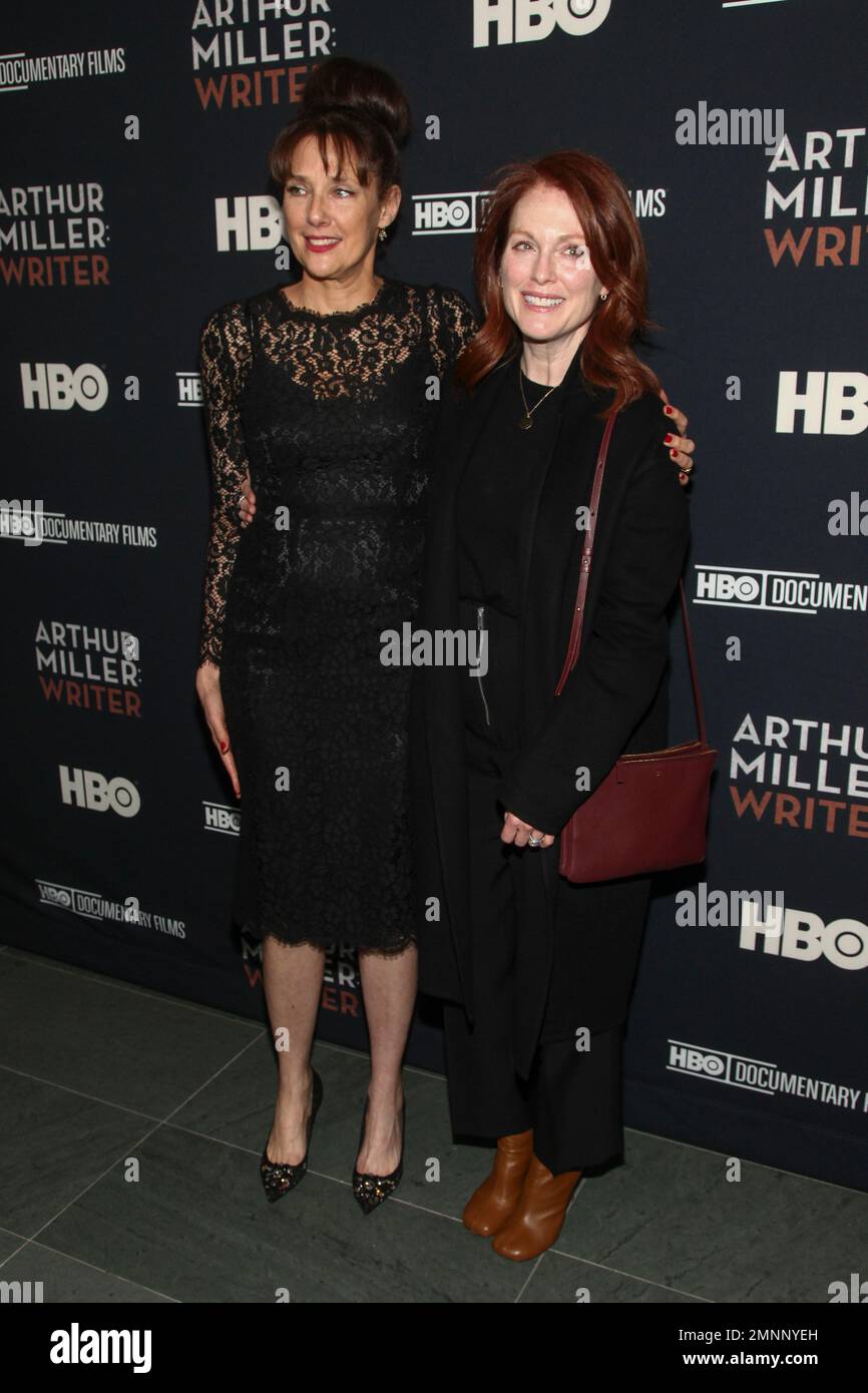 Rebecca Miller, left, and Julianne Moore, right, attend a special ...