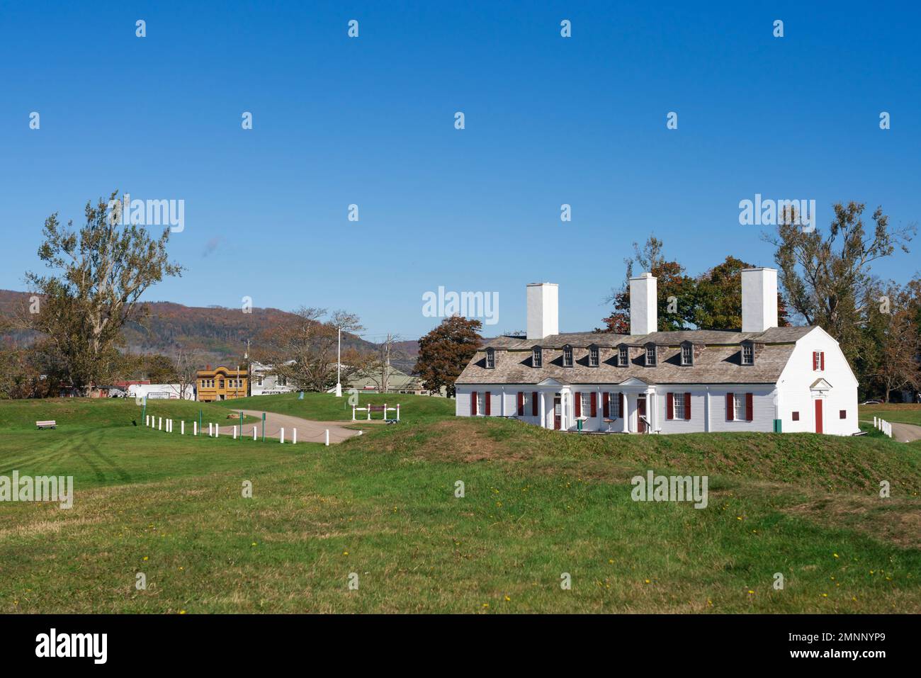 The Parks Canada Fort Anne at Annapolis Royal, Nova Scotia, Canada ...