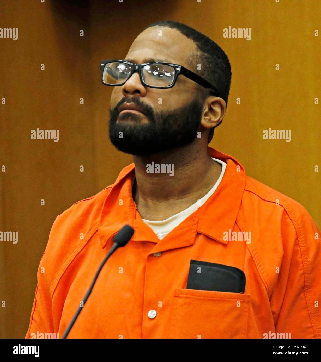 Willie Cory Godbolt, listens to the judge during his arraignment on ...