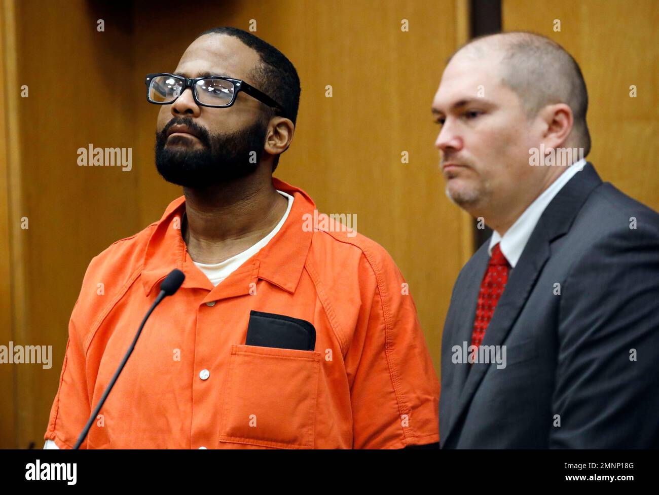 Willie Cory Godbolt, left, stands next to his attorney, Jason Tate, as ...