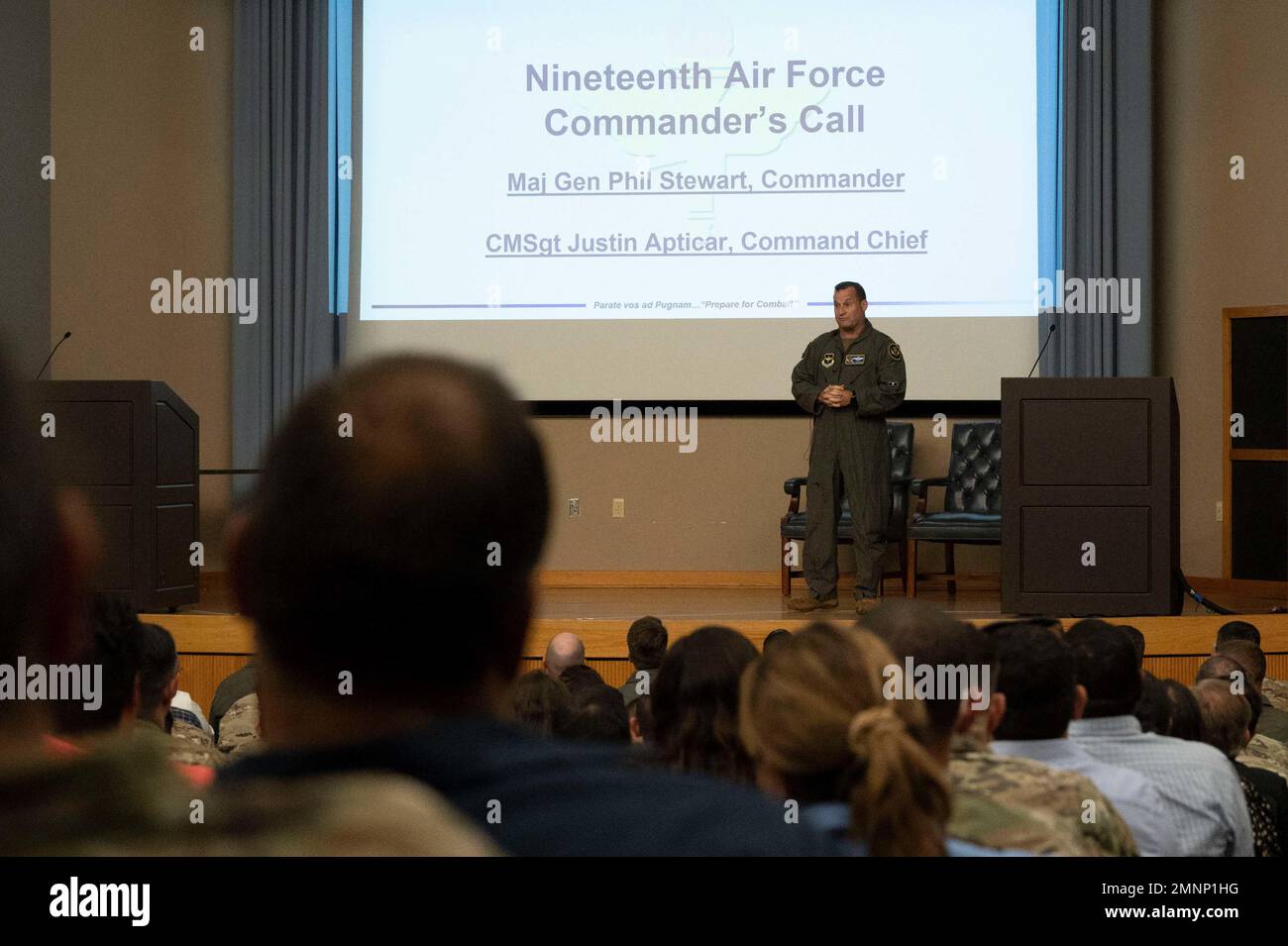 U.S. Air Force Maj. Gen. Phillip Stewart, 19th Air Force commander ...