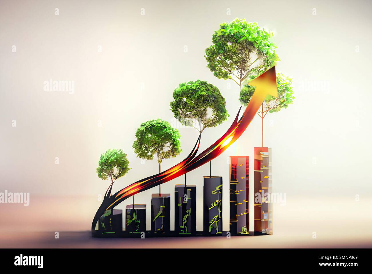 Strategic planning coupled with environmental protection, Arrow graph ...