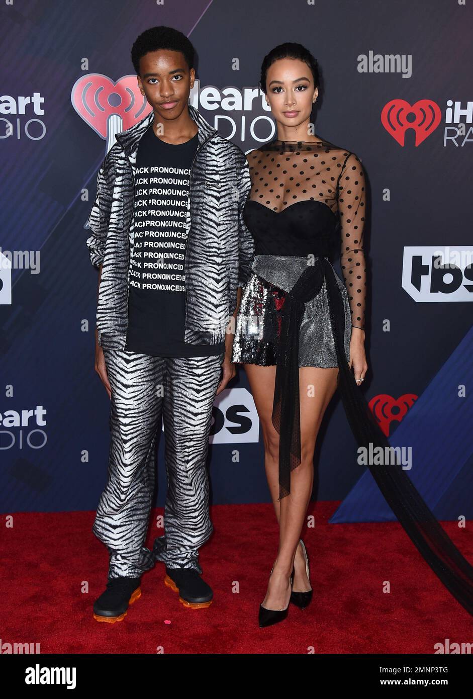Kniko Howard, left, and Draya Michele arrive at the iHeartRadio Music ...
