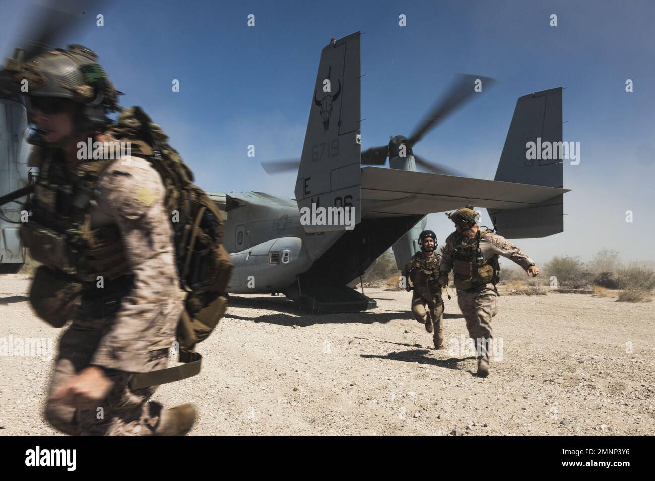 U.S. Marines assigned to Tactical Air Control Party Department, Marine ...