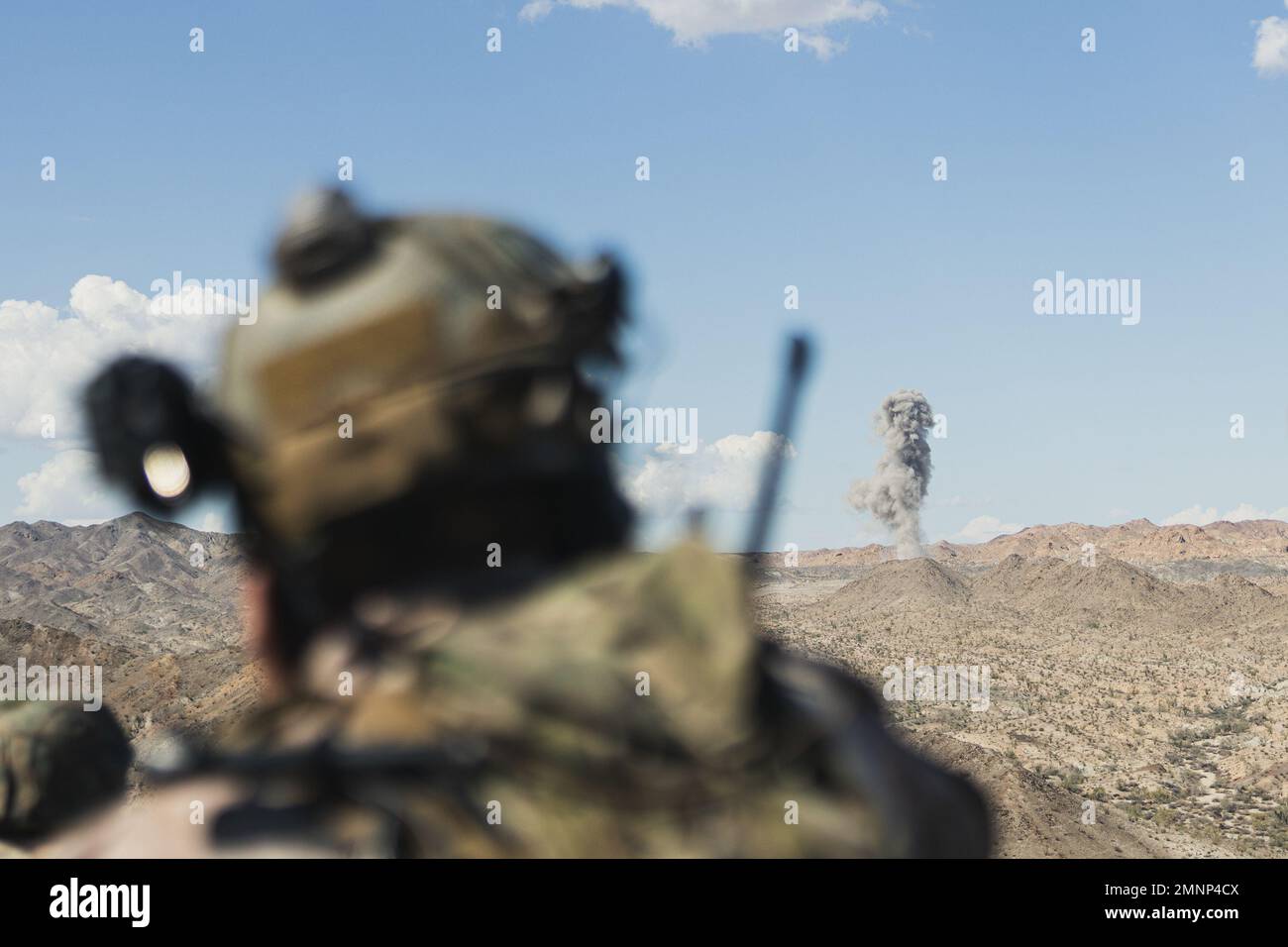 U.S. Marine Corps Gunnery Sgt. Thomas Dye, from Jacksonville, Florida ...