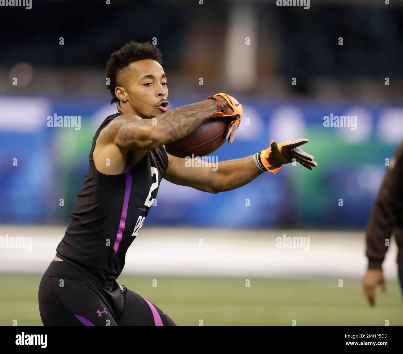 Alabama defensive back Anthony Averett runs a drill during the NFL ...