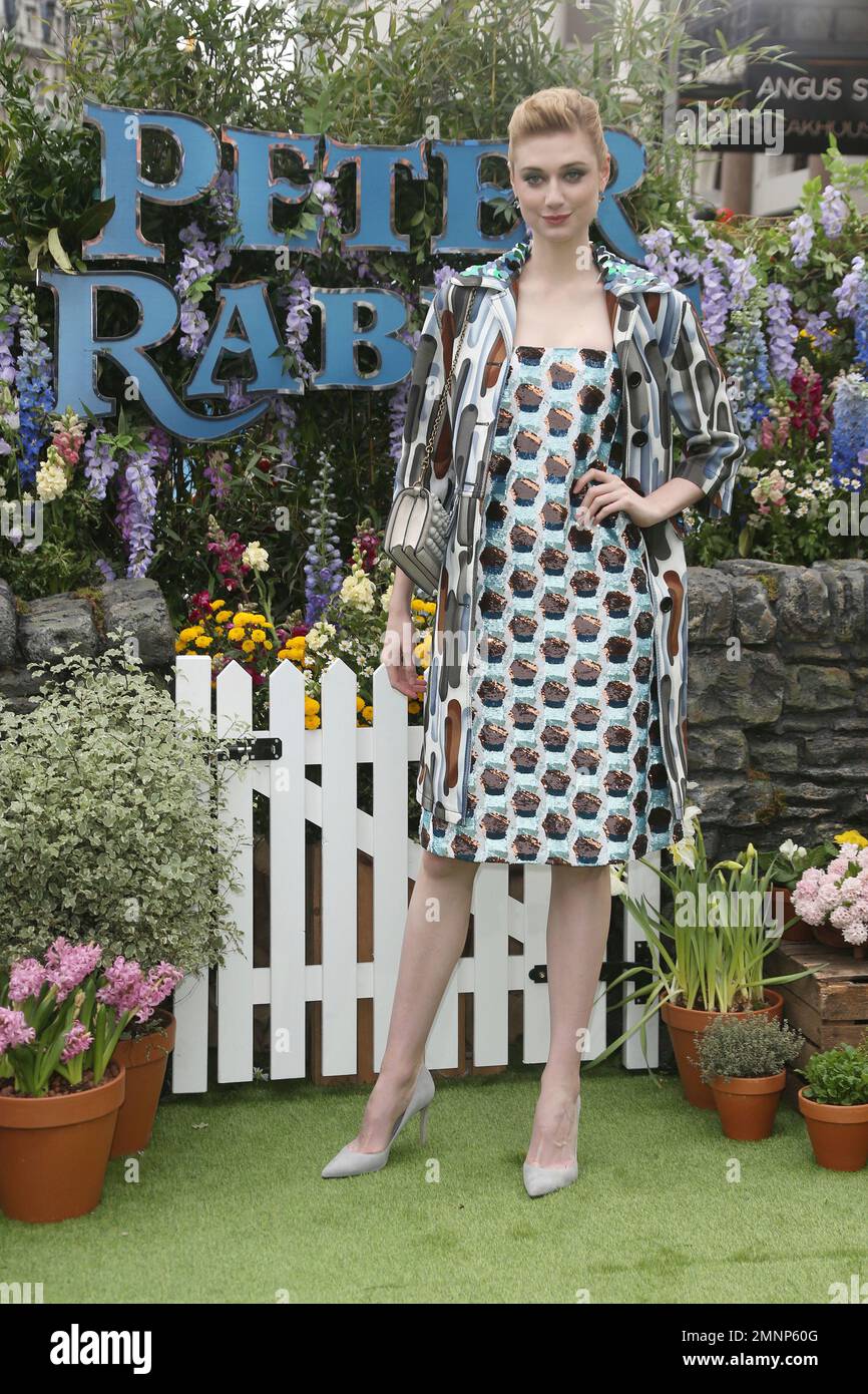 Actress Elizabeth Debicki poses for photographers upon arrival at the ...