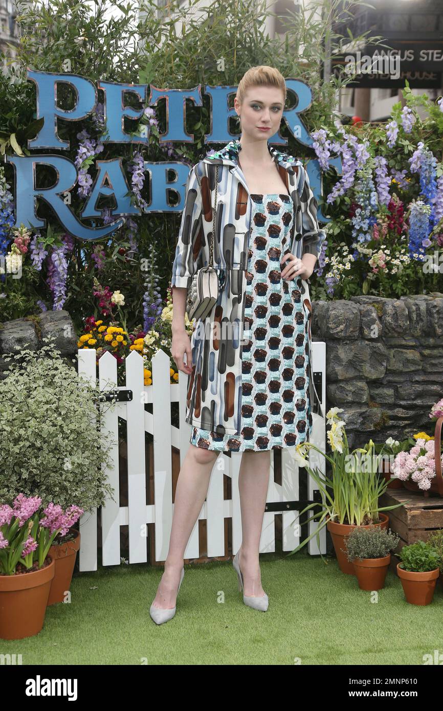 Actress Elizabeth Debicki poses for photographers upon arrival at the ...