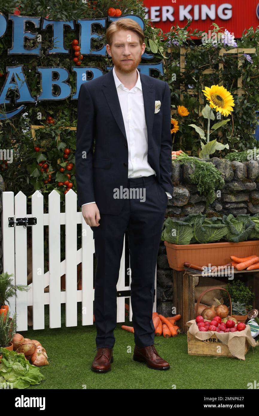 Actor Domhnall Gleeson poses for photographers on arrival at the ...