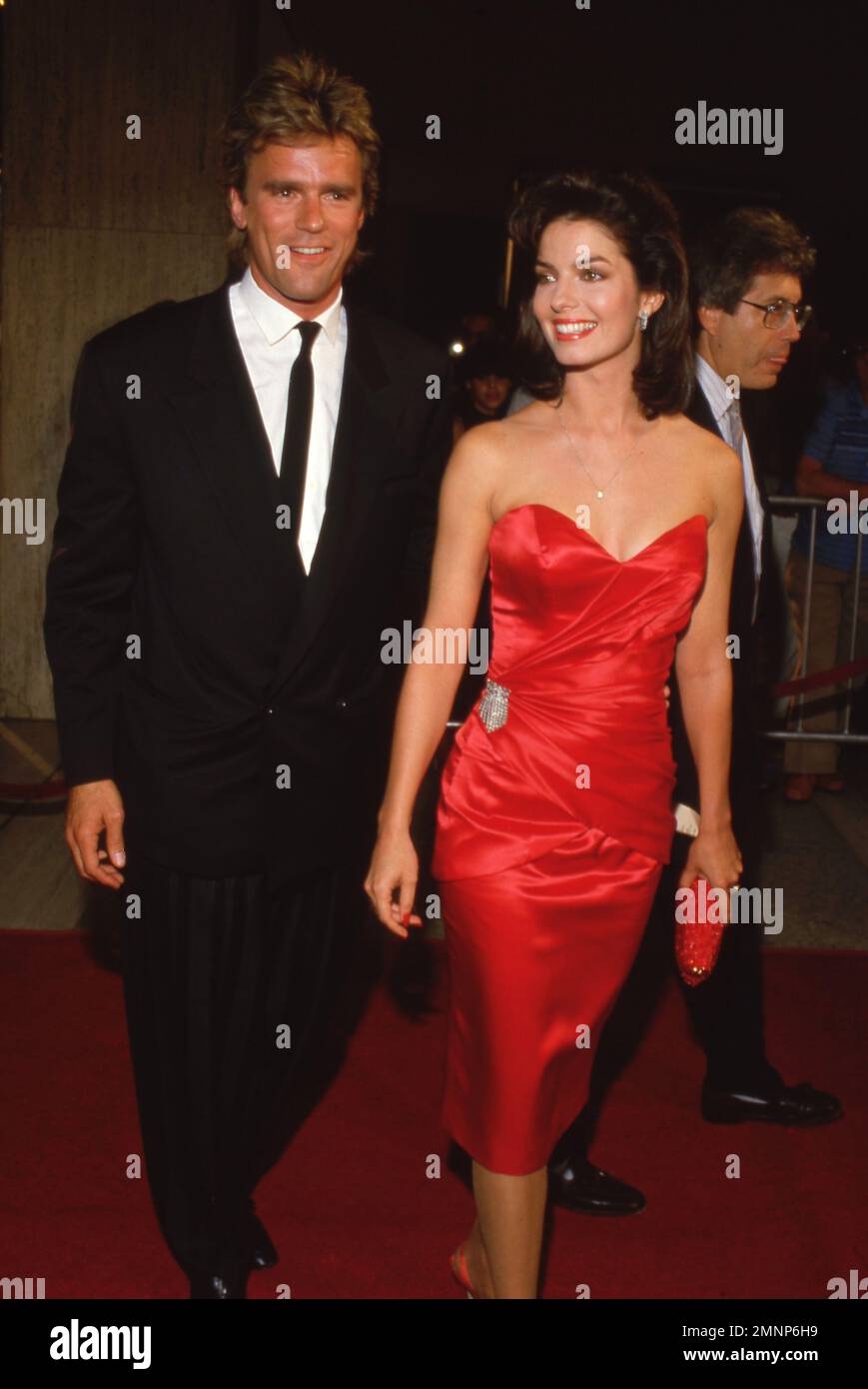 Sela Ward and Richard Dean Anderson 1986 Credit: Ralph Dominguez ...