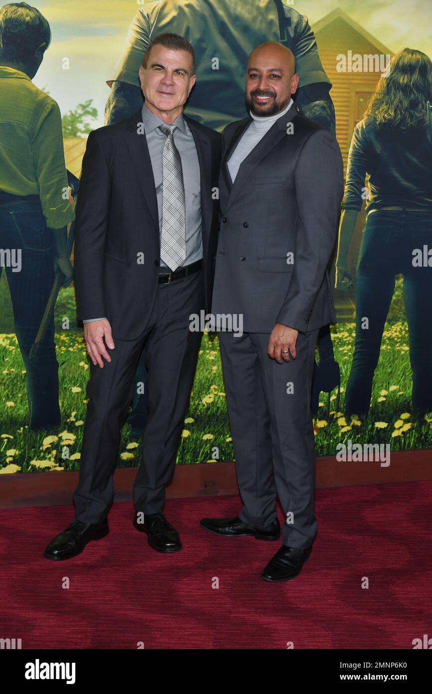 Marc Bienstock and Ashwin Rajan attend Universal Pictures' "Knock At ...