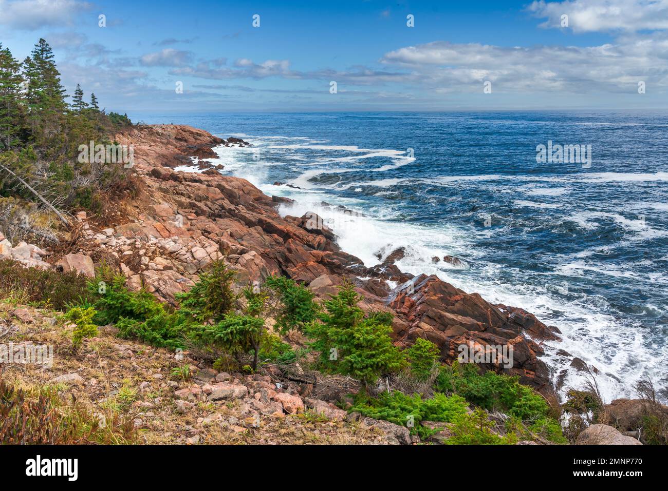 Coastal scenic of Cape Breton Highlands National Park, Nova Scotia ...
