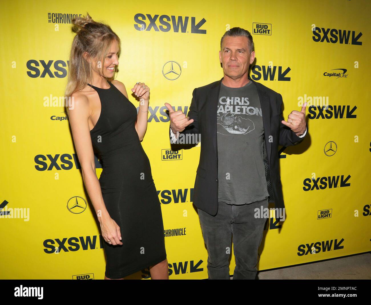 Josh Brolin and his wife, Kathryn Boyd Brolin arrives for the world ...