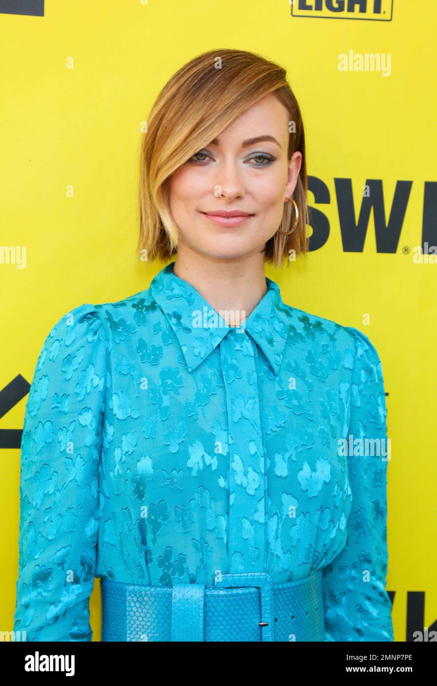 Olivia Wilde arrives for the world premiere of "A Vigilante" during the South by Southwest Film ...