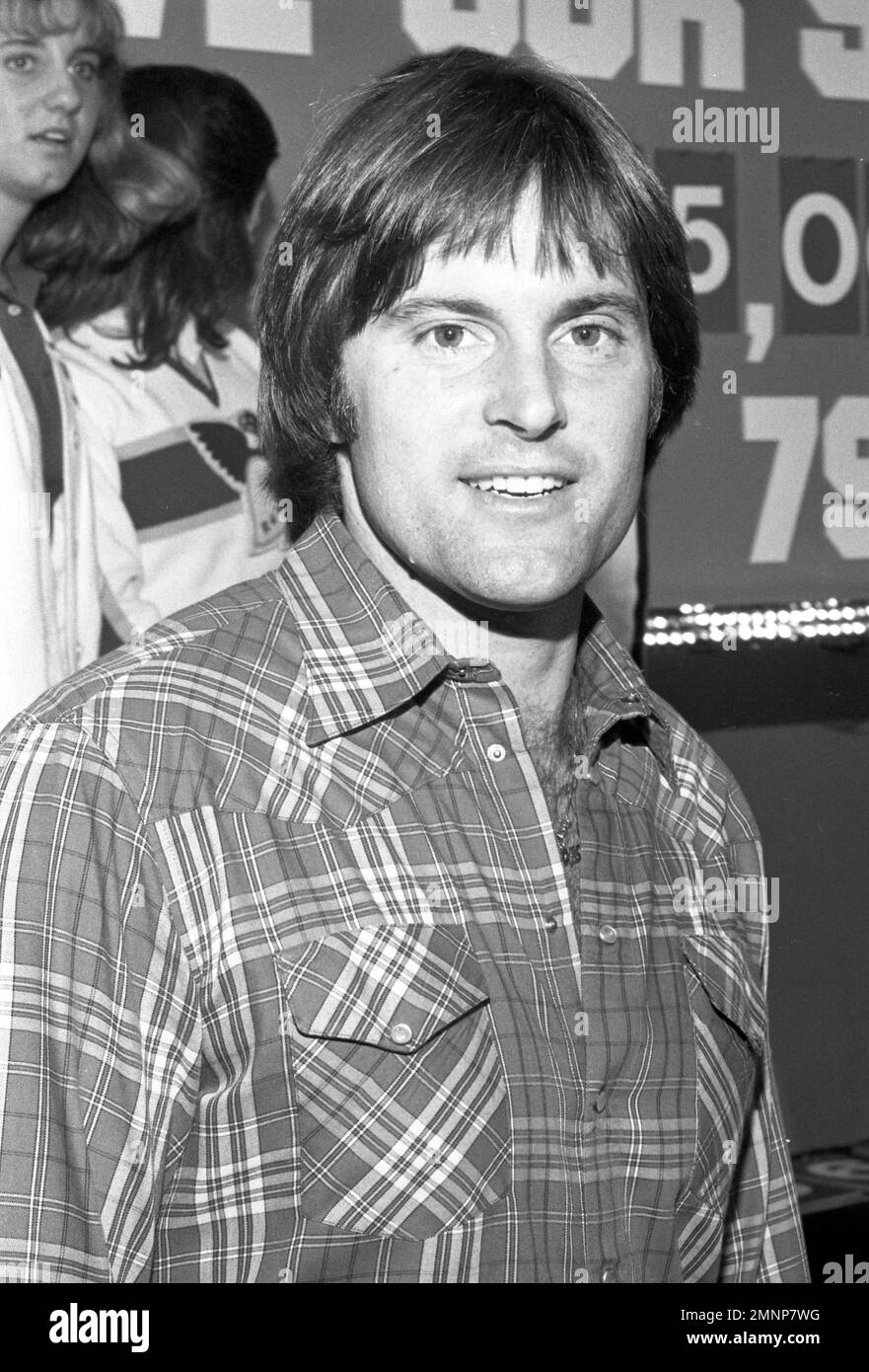 Bruce Jenner at the Save Your Sports Telethon at KHJ TV Studios in Los ...