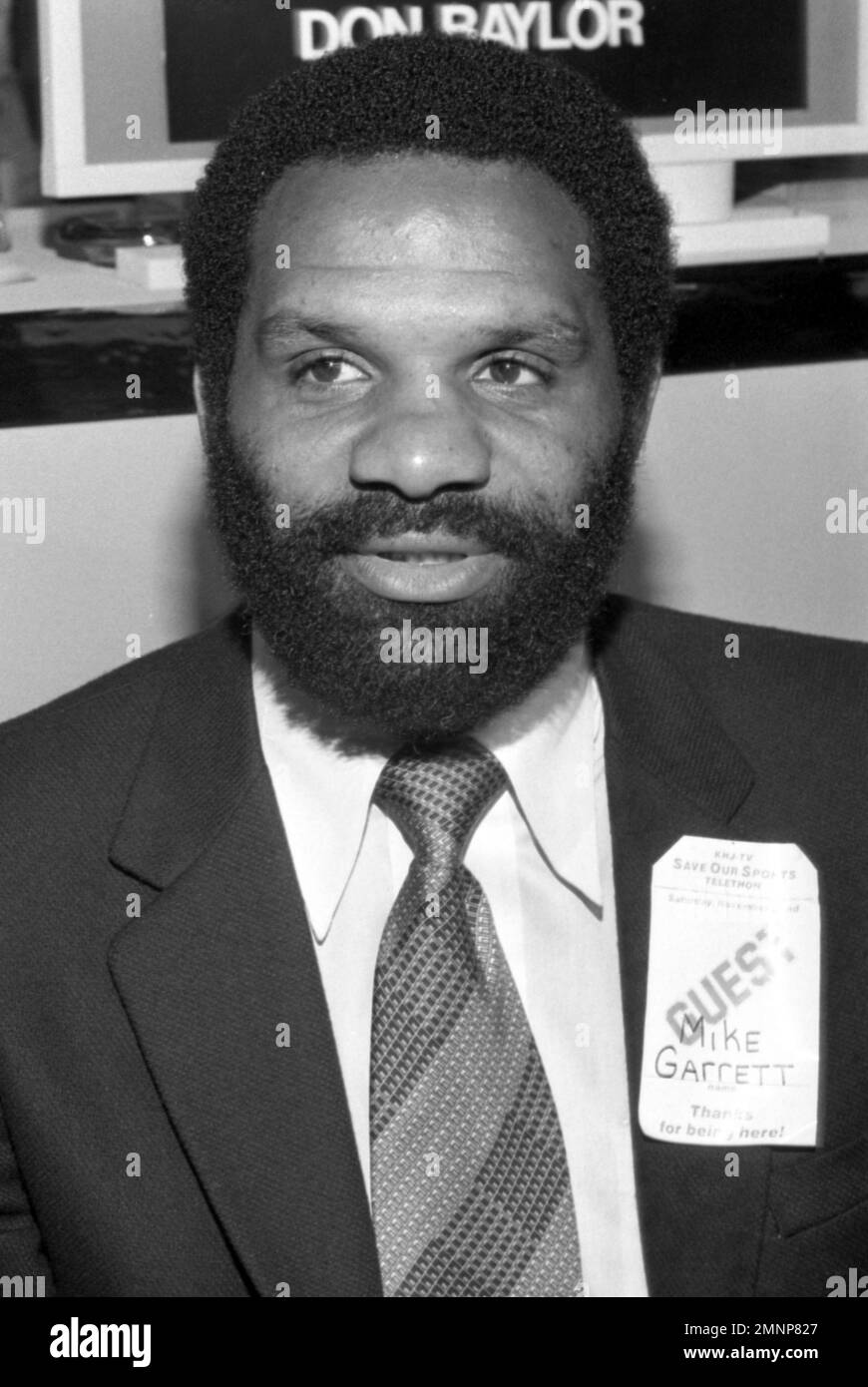 Mike Garrett at the Save Your Sports Telethon at KHJ TV Studios in Los ...