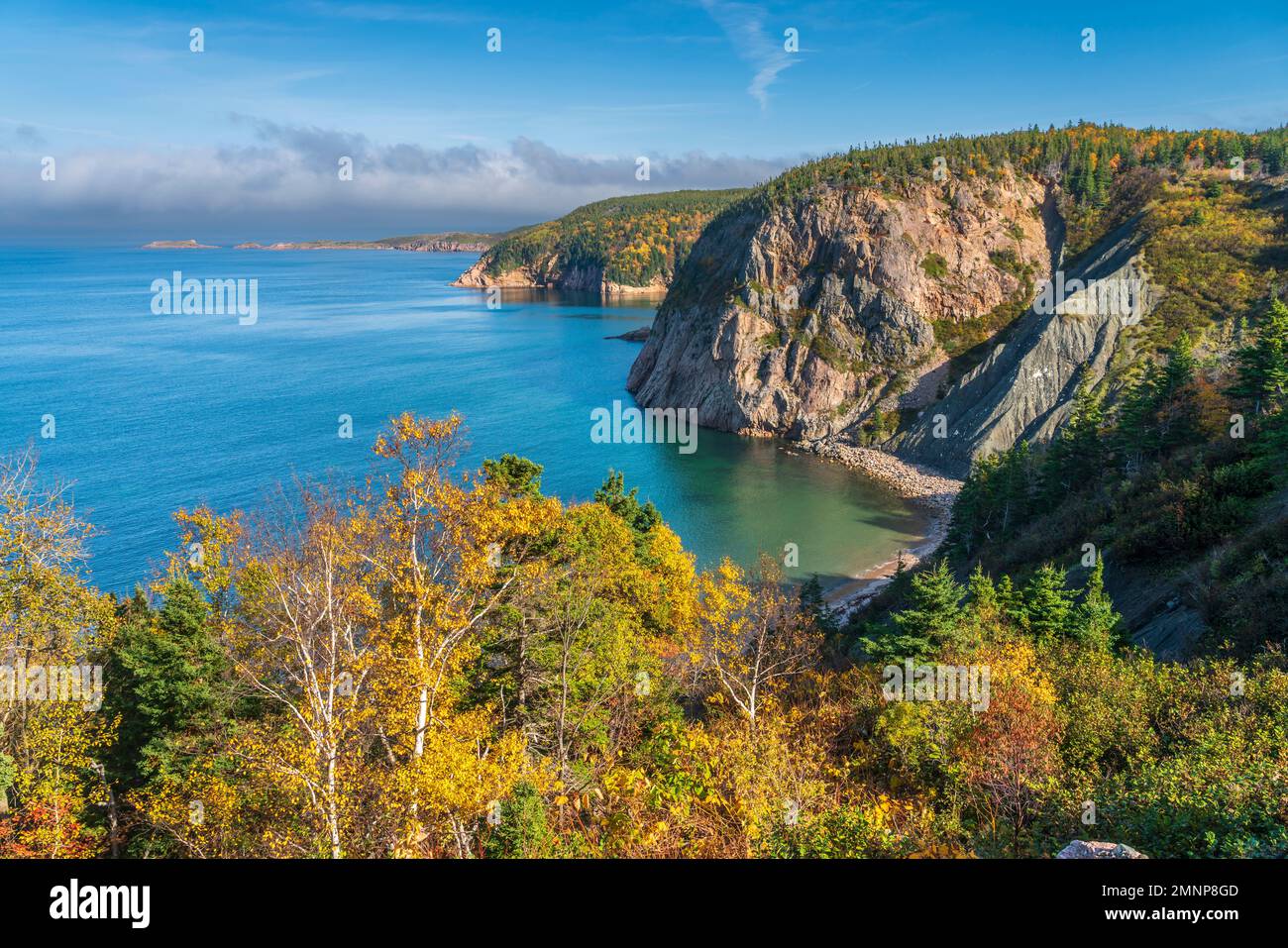 Coastal scenic of Cape Breton Highlands National Park, Nova Scotia ...