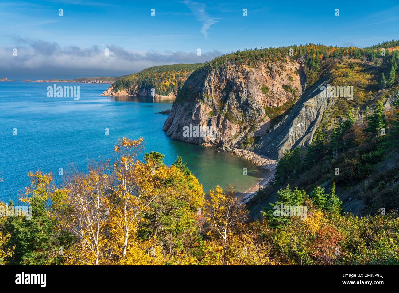 Coastal scenic of Cape Breton Highlands National Park, Nova Scotia ...