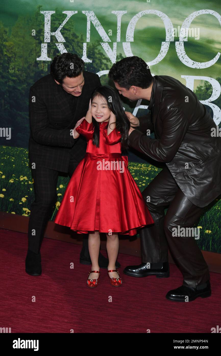 Ben Aldridge, Kristen Cui and Jonathan Groff attend Universal Pictures ...