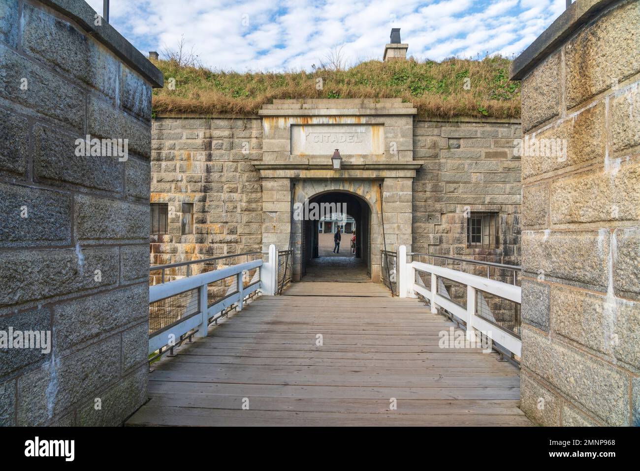 The historic Citadel site in Halifax, Nova Scotia, Canada Stock Photo ...