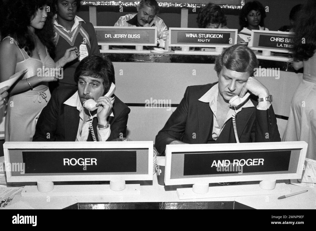 Roger And Roger at the Save Your Sports Telethon at KHJ TV Studios in ...