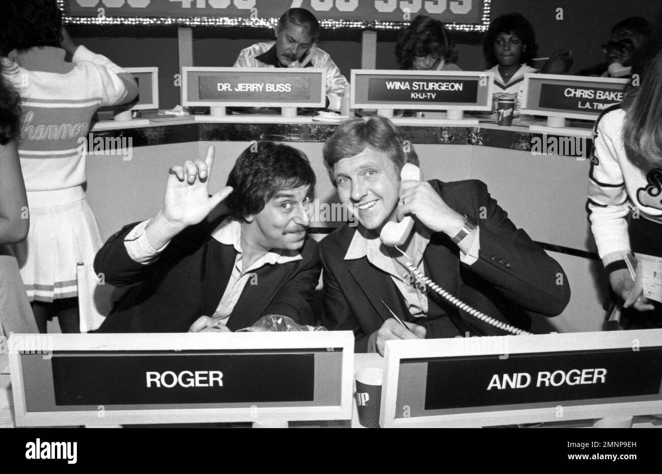 Roger And Roger at the Save Your Sports Telethon at KHJ TV Studios in ...