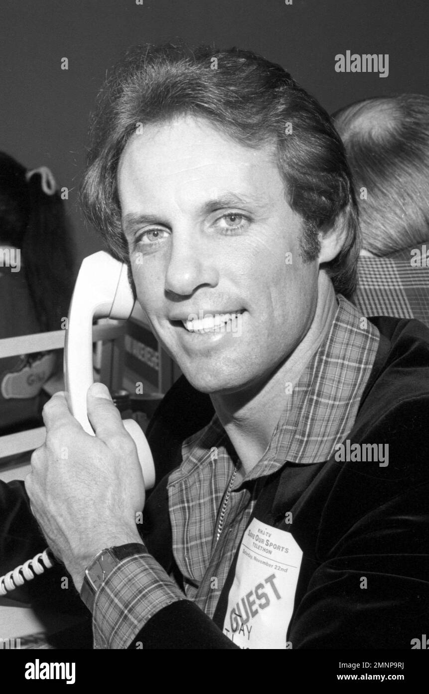 Jay Johnstone at the Save Your Sports Telethon at KHJ TV Studios in Los ...