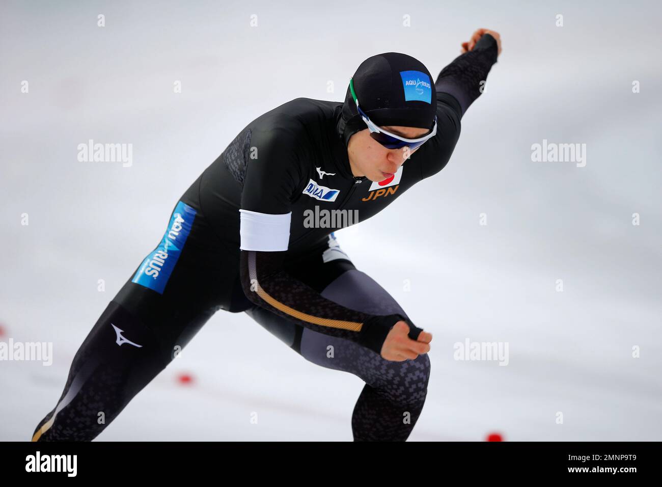 Shota Nakamura of Japan competes during the men's 500 meters race at ...