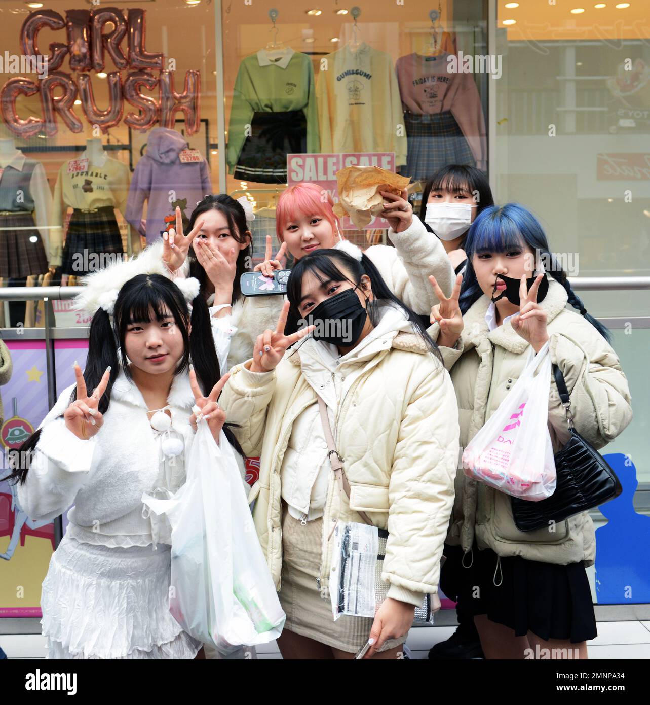 The vibrant Takeshita Street in Harajuku, Tokyo, Japan Stock Photo - Alamy