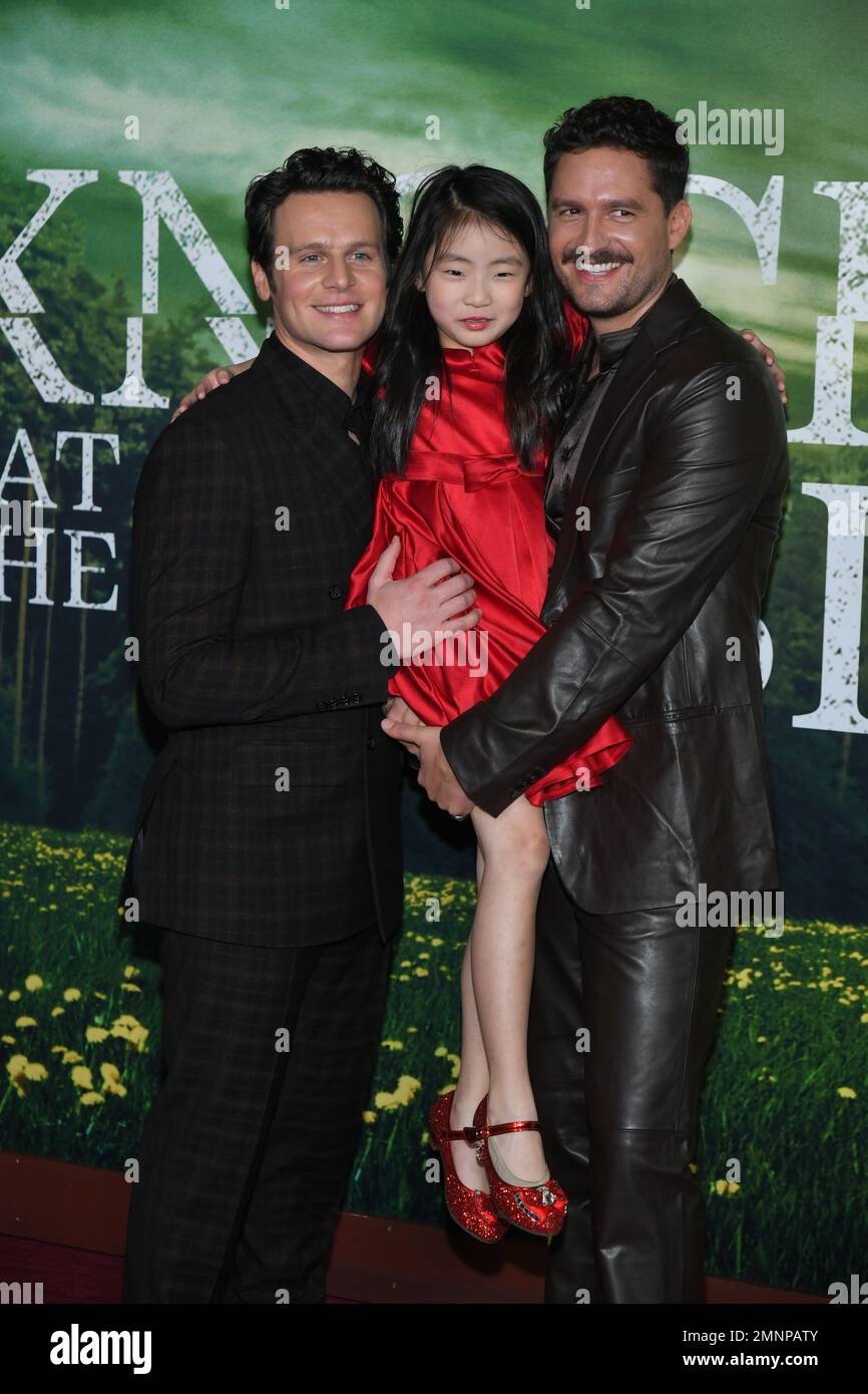 Ben Aldridge, Kristen Cui and Jonathan Groff attend Universal Pictures ...
