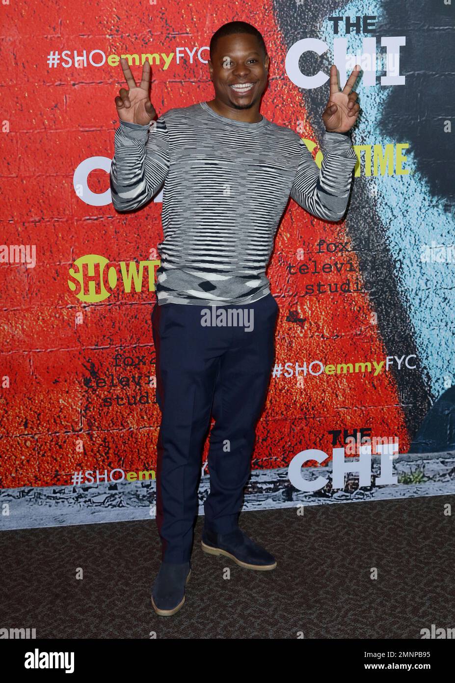 Jason Mitchell attends a "The Chi" For Your Consideration event at the ...