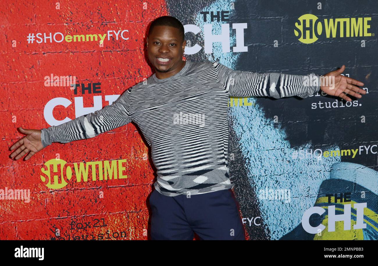 Jason Mitchell attends a "The Chi" For Your Consideration event at the ...