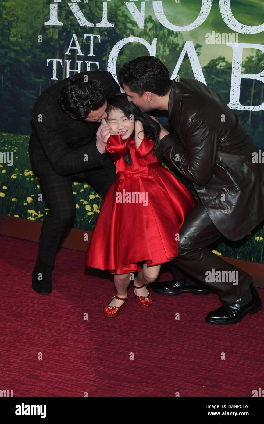 Ben Aldridge, Kristen Cui and Jonathan Groff attend Universal Pictures ...