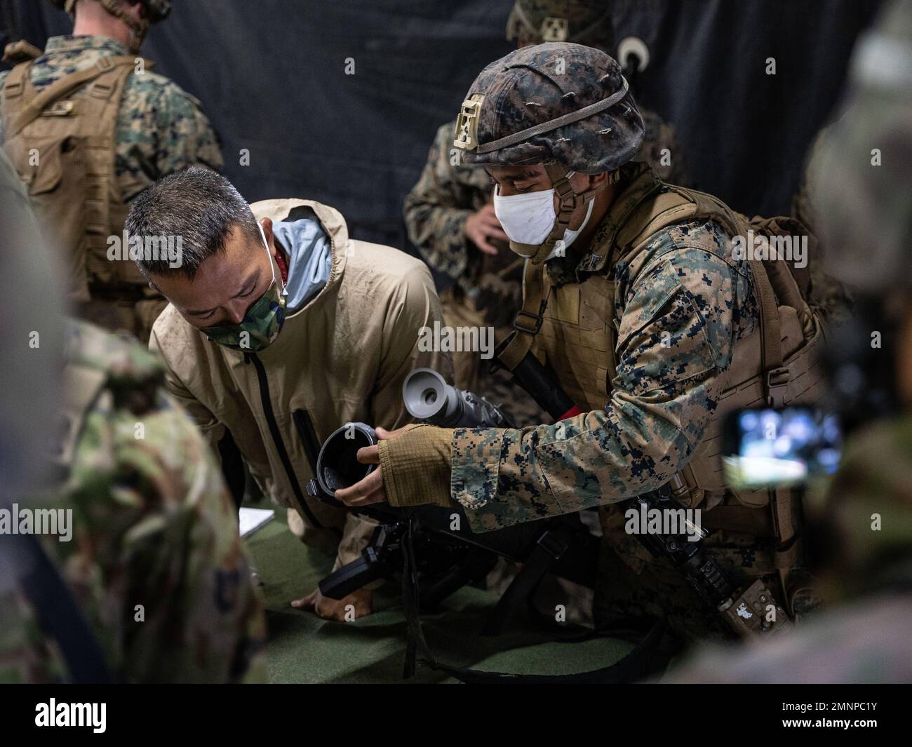 U.S. Marine Corps Lance Cpl. Angel Castro, a rifleman with 3rd ...