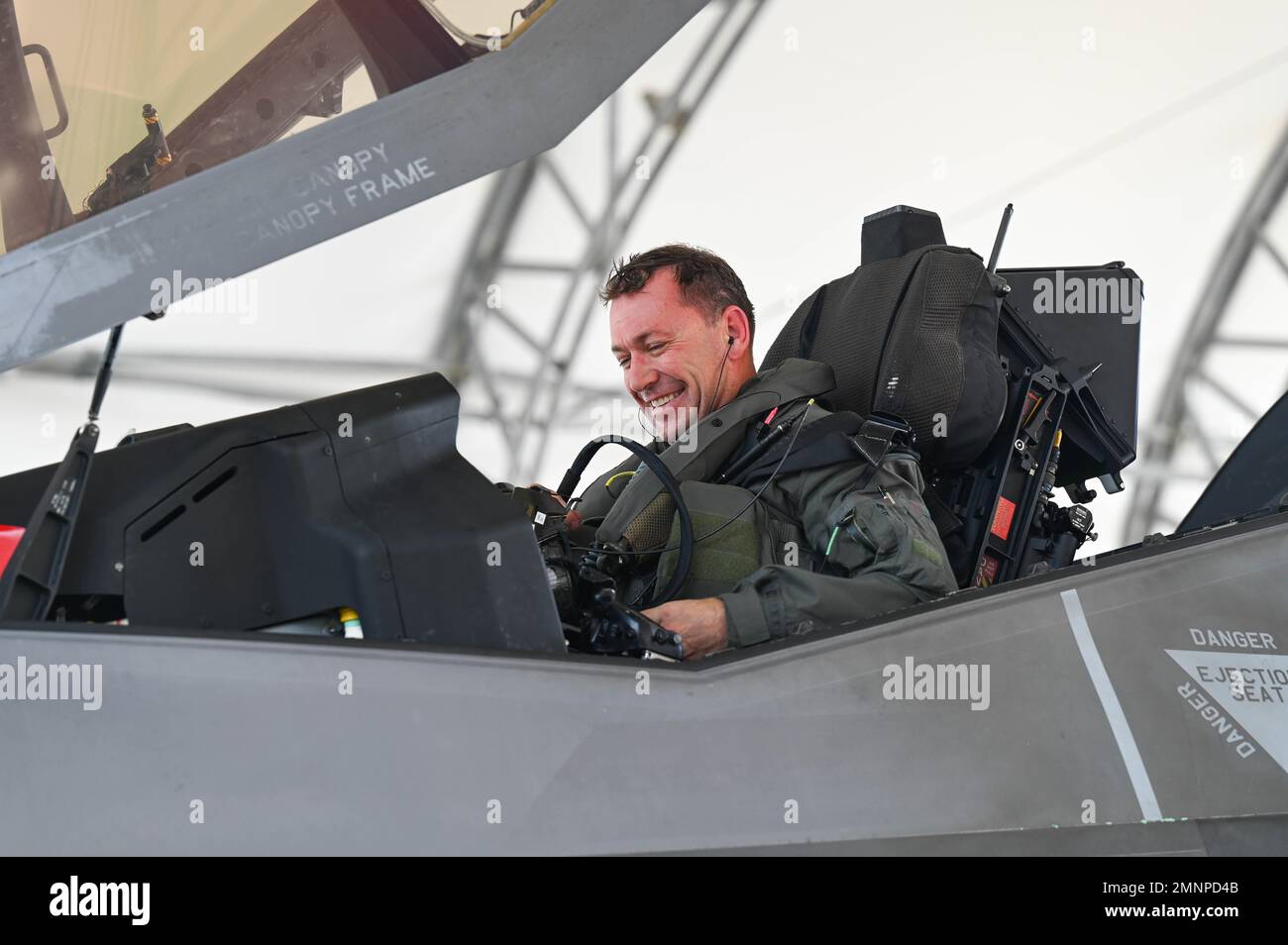 U.S. Air Force Col. Jordan Grant, vice commander of the 33rd Fighter ...