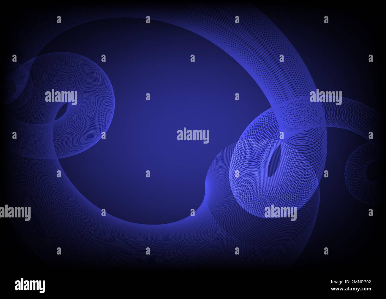 Abstract spiral line flowing technology background. Vector illustration ...